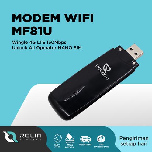 Jual Modem Wifi MF81U Wingle 4G LTE 150Mbps Unlock All Operator NANO ...