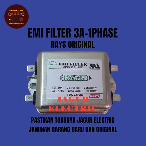 Jual EMI FILTER/NOISE FILTER 3A SINGLE PHASE RAYS ORIGINAL - Jakarta ...
