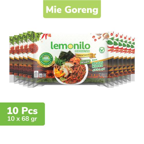 Jual 10 Pcs Lemonilo Mie Instan Goreng Pedas Korea 68g - Jakarta Utara ...