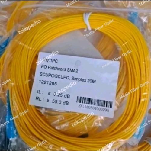 Jual Pathcore 20 Meter SCUPC to SCUPC 2mm Simplex - Kota Tangerang ...
