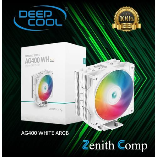 Jual CPU Cooler Deepcool AG400 White ARGB - Kota Pekanbaru - Zenith ...