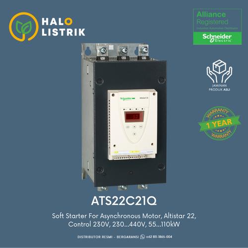 Jual ATS22C21Q Soft Starter ATS22 Control 220V Power 230V ...