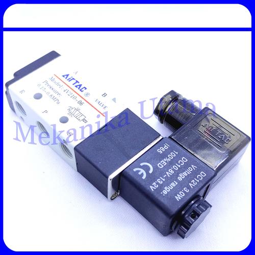 Jual Airtac 4V210-06 Solenoid Valve, Selenoid Valve Angin 220V 24V 12V ...