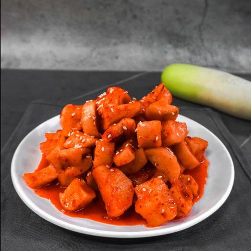 Jual KIMCHI LOBAK FRESH PLAZA KOREA 1 KG - ORIGINAL KOREAN FOOD LEZAT ...