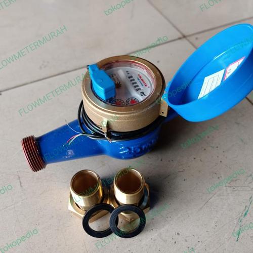 Jual WATER METER 1" INCH CALIBRATE INCLUDE CYBLE PULSE/DN25MM/METERAN ...