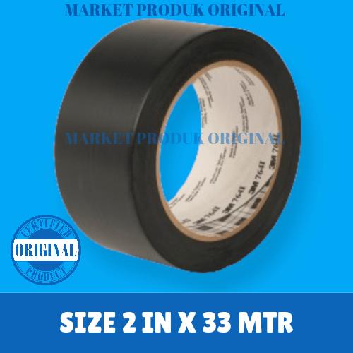 Jual Marking tape 3M 764 Black / Line tape / Tape lantai - Jakarta ...