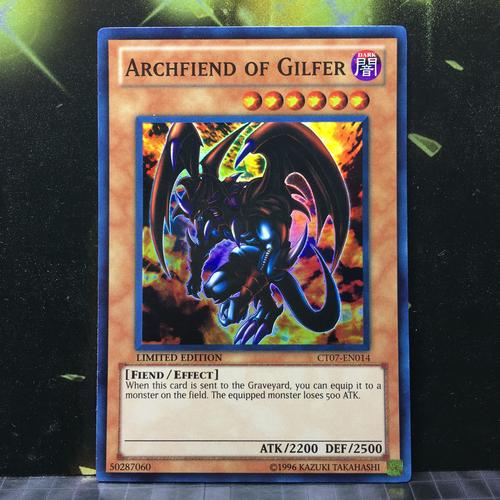 Jual Yugioh Archfiend of Gilfer - CT07 super rare - CT07 super rare ...