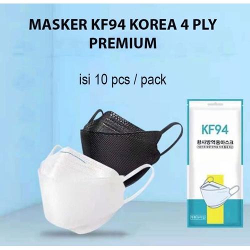 Jual Masker KF94 isi 10 Pcs Per pack - Hitam - Jakarta Barat ...