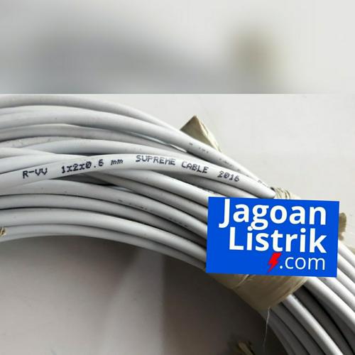 Jual Kabel Telepon RVV 2x0.6 Indoor Supreme Kabel Telpon isi 2 Ecer ...