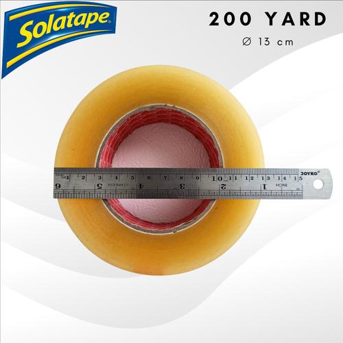 Jual Lakban Jumbo Isolasi SOLATAPE 45MM (2 inch) x 200yard - Bening ...
