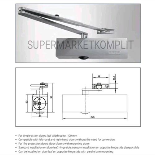 Jual hydraulic doorcloser geze ts2000v penutup automatic ts 2000 v ori asli - Jakarta Barat ...