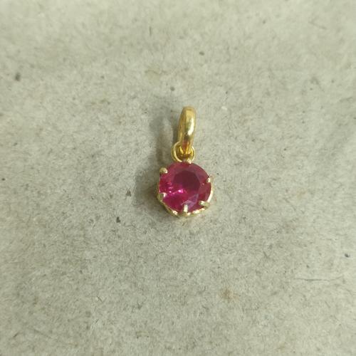 Jual liontin mata 1 merah 1 gram emas muda - Kota Bandar Lampung - pj ...