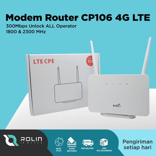 Jual Modem Router Wifi 4G LTE CPE 106 Unlock All Operator- 300MBPS ...