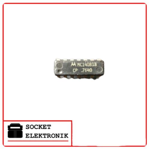 Jual IC 4081 MC14081 CD4081 DIP Quad 2-Input AND Gate - Kota Bandung ...