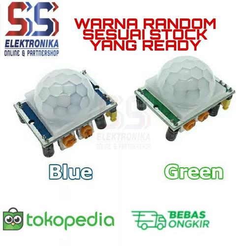 Jual HC-SR501 Infrared PIR Sensor Motion Pyroelectric Modul Detektor ...