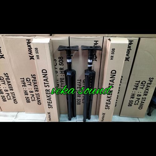 Jual Stand Speaker HURLEY HR 508 Isi 2 Pcs Stand Tripod Speaker Bahan ...