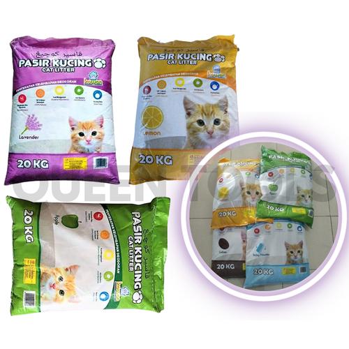 Jual Pasir kucing Kawan Cat Litter 20kg Pasir Gumpal Harum Pasir Wangi ...