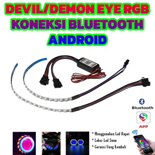 Jual 5MM LAMPU LED DEMON RGB / DEVIL RGB KONEKSI BLUETOOTH LED RAPAT ...