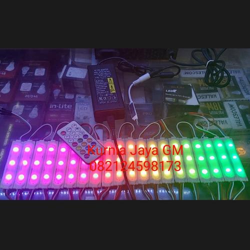 Jual Modul LED RGB Full Colour Running 300 mode IC Pintar 20 LED LAMPU ...