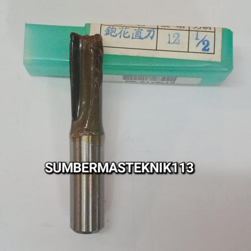 Jual mata profil kayu lurus straight bit 12mm mata router trimer 1 ...