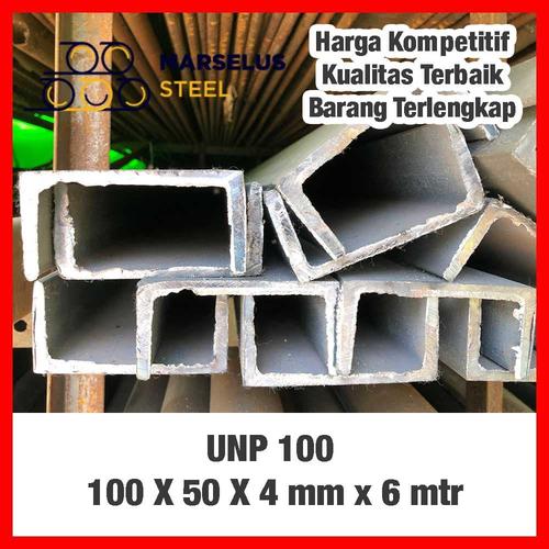 Jual UNP 100 - Besi Kanal U / UNP channel / 100 x 50 x 4mm - 6meter ...