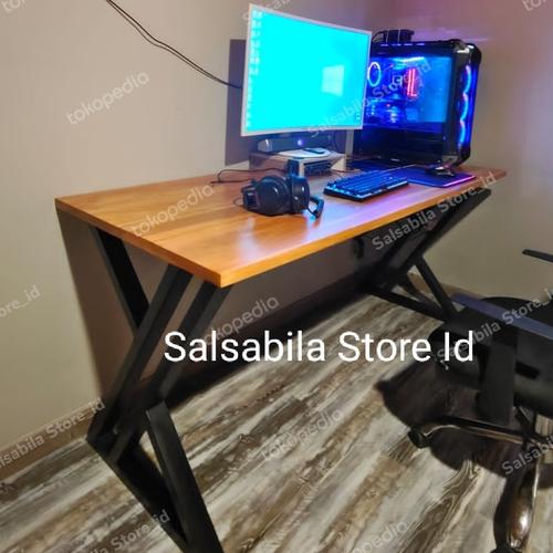 Jual Meja Komputer Kayu Solid Mahoni / Meja PC - Kab. Tangerang - PT ...