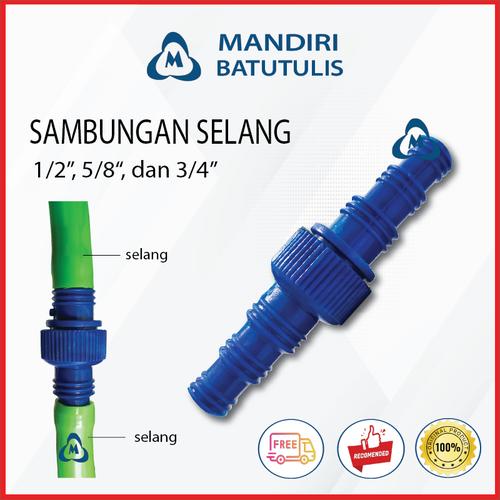 Jual Sambungan Selang Air Plastik - Sambungan slang 1/2" 5/8" 3/4" Inch ...