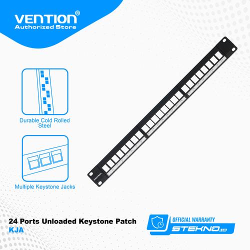 Promo Vention Unloaded Keystone Patch Panel Network Ethernet LAN RJ45 ...