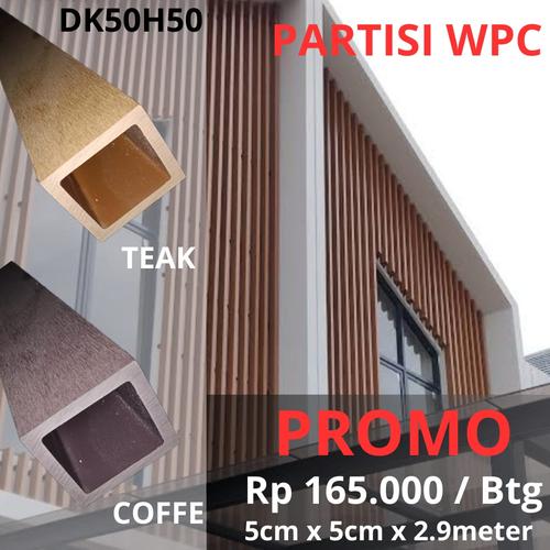 Jual WPC Outdoor Hollow Partisi 5CM X 5CM X 2.9METER - Coffe - Jakarta ...