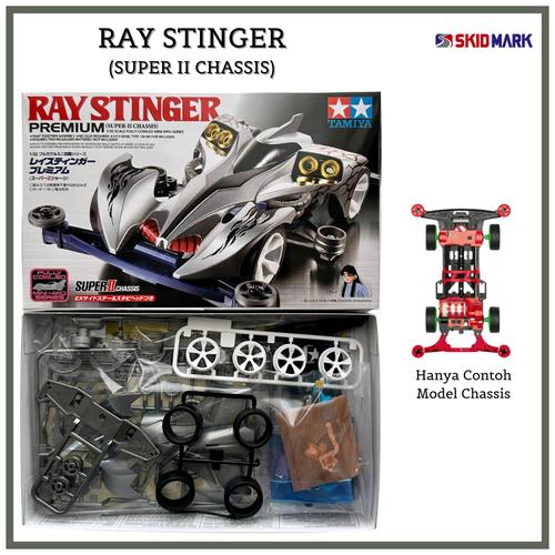 Jual Tamiya Mini 4WD - Ray Stinger Super II Chassis (ORIGINAL ...