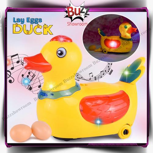 Promo Mainan Bebek Bertelur Jalan Bump And Go Musik Dan Lampu lay eggs ...