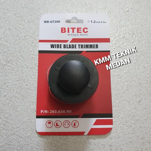 Jual BITEC RUMAH TALI SENAR BABAT RUMPUT LISTRIK BATT 1.2MM X 5M WIRE ...