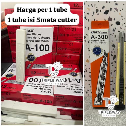 Jual Cutter KENKO A-300 / Refill KENKO A-150 - Cutter kecil - Kota ...