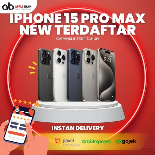 Jual (RESMI) Apple iPhone 15 Pro Max Promax 128GB 256GB 512GB 1TB Titanium Garansi Resmi 1 Tahun ...