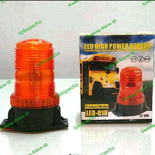 Jual LAMPU BLITZ LED-018 ROTARY LED FLASHING HIGH POWER BAECON 220VAC ...