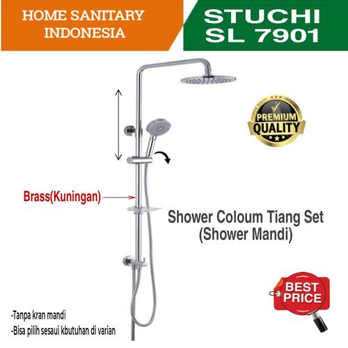 Jual STUCHI SL 7901 Tiang Shower Set Column Kran Shower mandi Kuningan ...