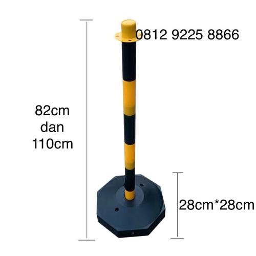 Jual Stick Cone Base Plastik hitam kuning promo - 82cm/6pipa - Jakarta ...