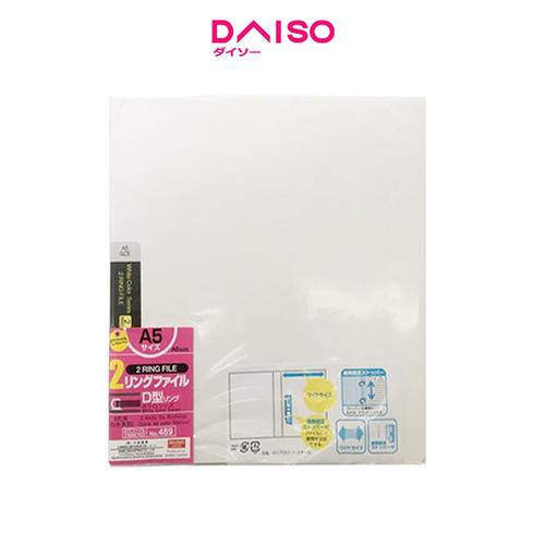 Jual Daiso A5 2 RING FILE Type D White Color Series - Jakarta Selatan ...