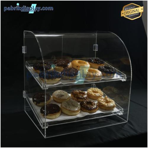Promo Display kue akrilik rak | Acrylic Food Cupcake Bakery Shelves ...