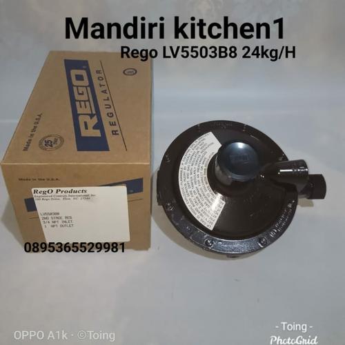Jual Regulator gas merk Rego LV5503B8 50kg/jam - Jakarta Pusat ...