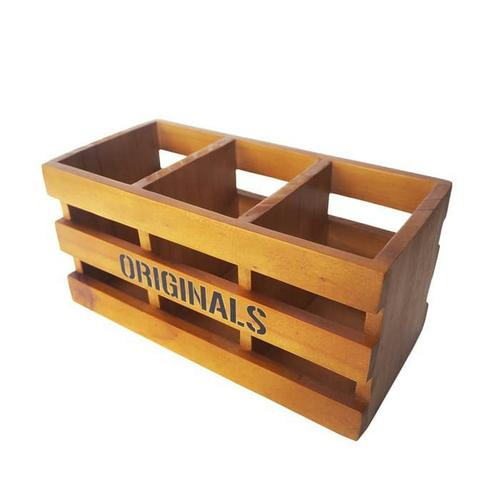 Jual Melintang coklat kotak box penyimpanan kayu vintage alat tulis ...