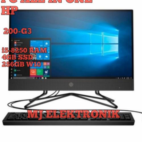 Jual PC AIO HP 200 G3 INTEL CORE i5-8250 RAM 4GB SSD 256GB W10 ...