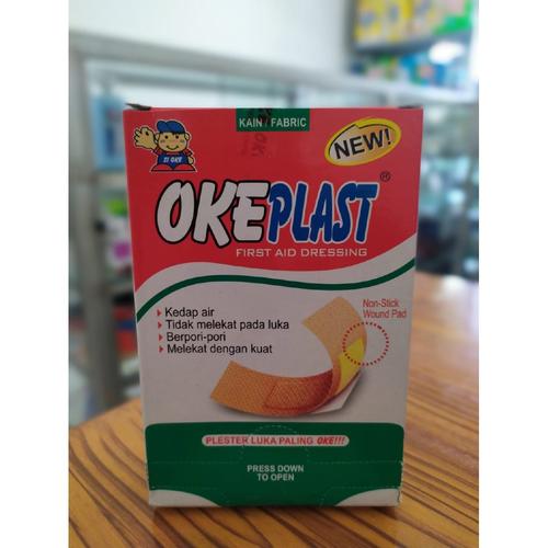 Jual OkePlast/ Plester Kain Per Box Isi 100 - Kota Bekasi - sumbersehat ...