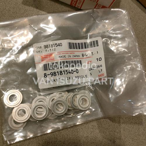 Jual O RING PAKING PACKING TEMBAGA NOZZLE NOSEL INJECTOR ISUZU DMAX 4JJ ...