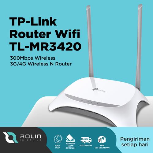 Jual TPLINK TLMR3420 3G/4G Wireless N Router - PAKET TL MR3420 + MODEM 4G - TL MR3420 - Jakarta ...