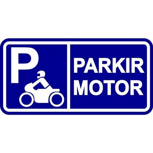 Jual Sign Sticker Parkir Motor 15X30CM K3 Stiker K3 Rambu Safety ...