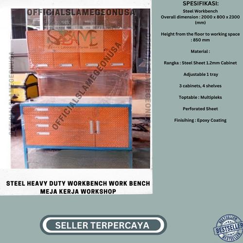 Jual READY Meja Kerja Workshop 2000 x 800 x 2300 (mm) - Kab. Sidoarjo ...