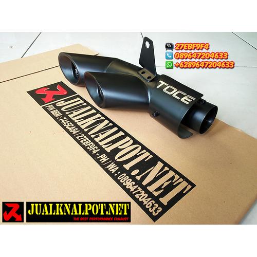 Jual Knalpot Ninja 250 FI Karbu R25 MT25 TOCE BLACK Doff SILENCER ONLY ...