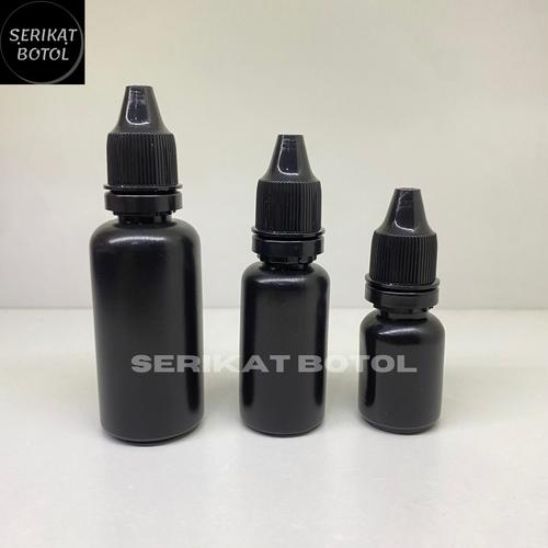Jual BOTOL TETES 10ML SEGEL HITAM 30ML 15ML TETES MATA 10 ML FULL BLACK ...