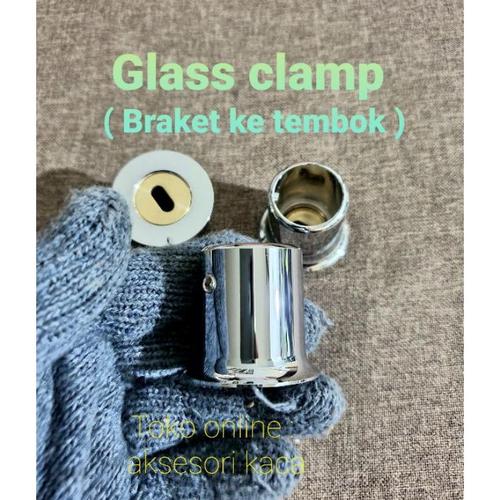 Jual SB Braket pipa konektor glass clamp pipa 1 inch shower pipa ke ...